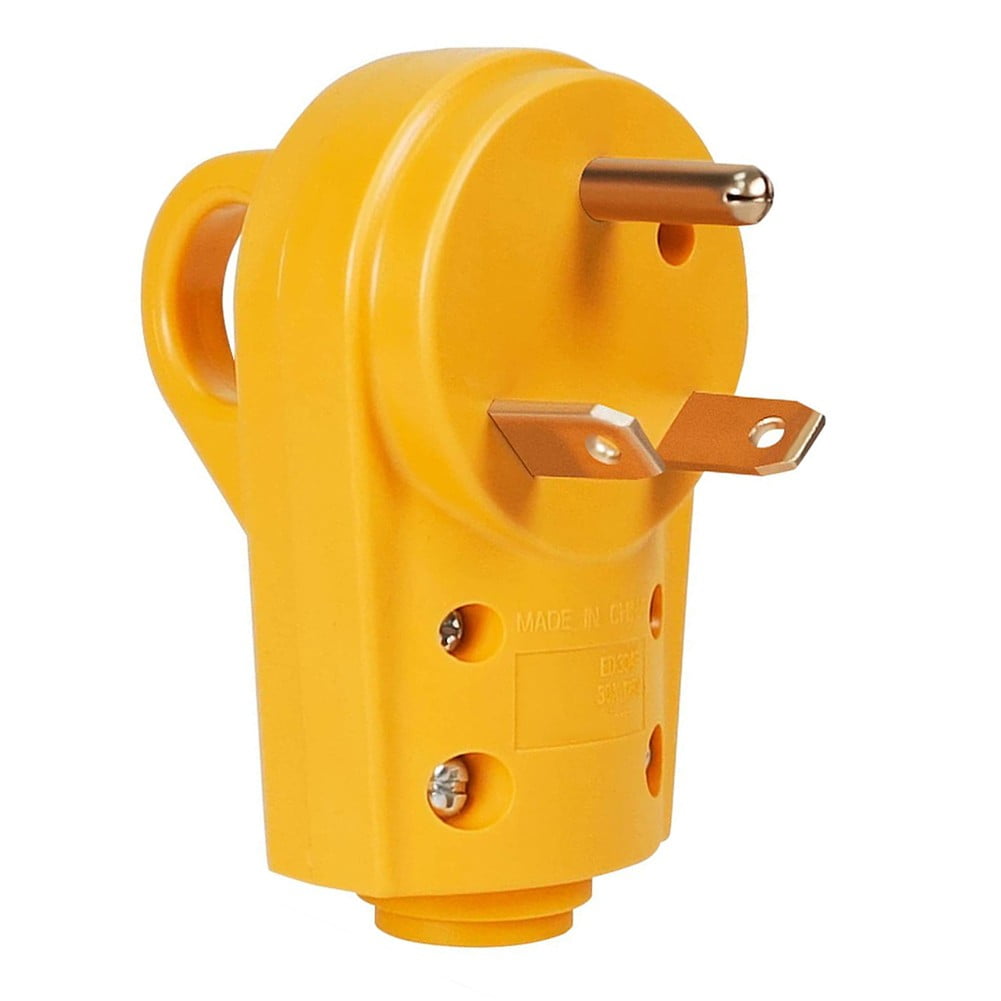 30 Amp RV Male Female Plug Set 125V Heavy Duty for Caravan Motorhome ...