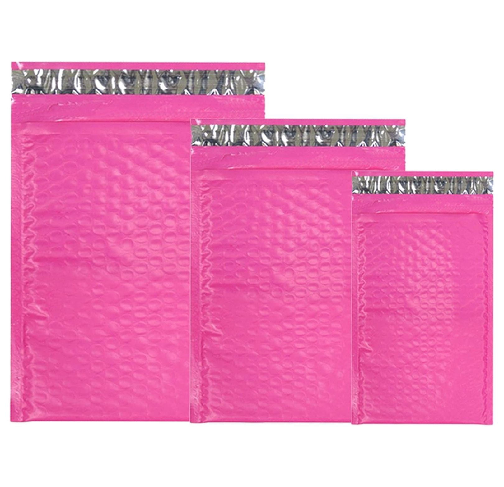 30 Assorted, 4x8, 6x10, 8x12 Inch Colored Bubble Mailers, All 3 Sizes ...