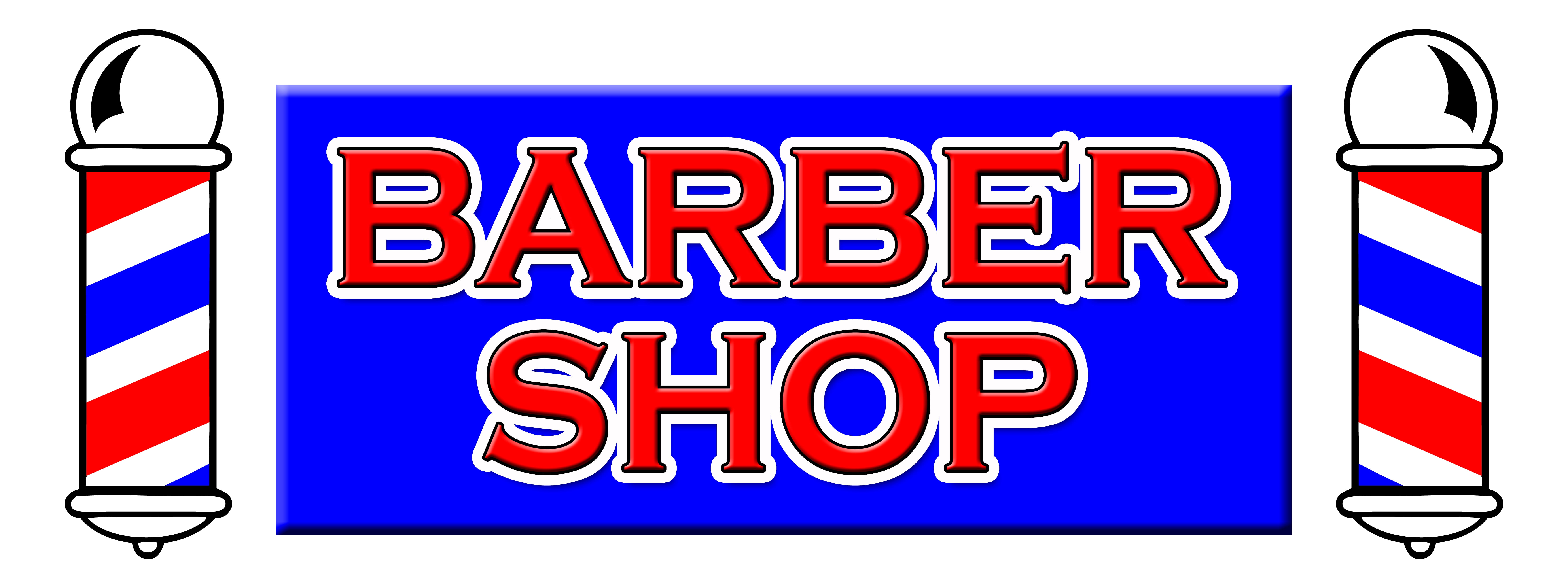 30" BARBER SHOP -Window Decal- salon parlor sign signs - Walmart.com