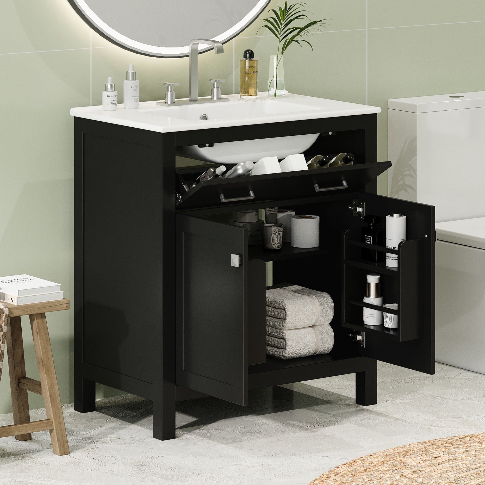 30" Bathroom Vanity with Drop - in Sink | Functional Design for ...