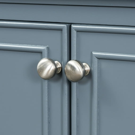 30" Bathroom Vanity with Blue Finish and Ceramic Basin Sink | MDF ...