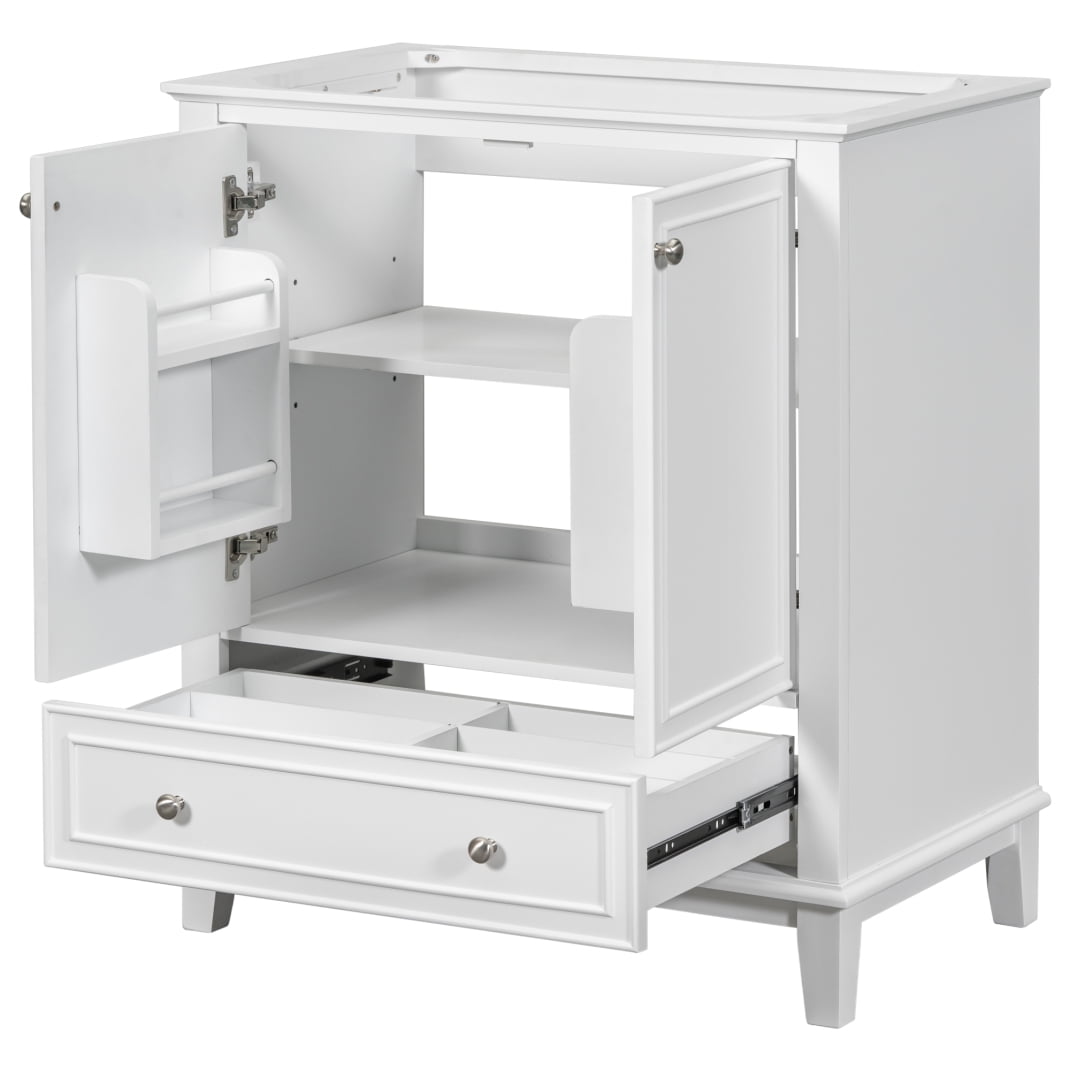30" Bathroom Vanity without Sink, Base Only, Multi-functional Bathroom ...