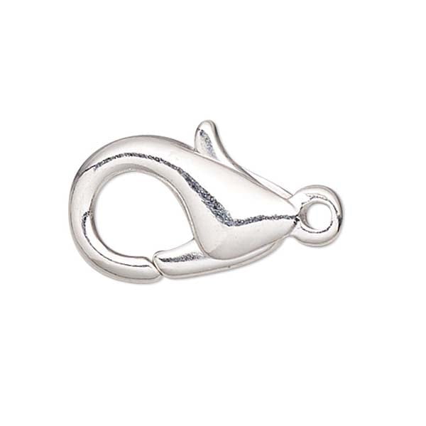 30 BdBeads 12mm (1/2 inch) Long Lobster Claw Clasps with Ring Hole and ...