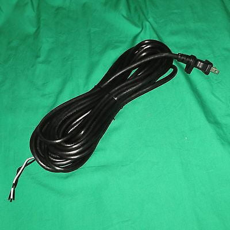 Fit All Commercial Black 30' Upright Vacuum Cleaner Power Cord, 17 ...