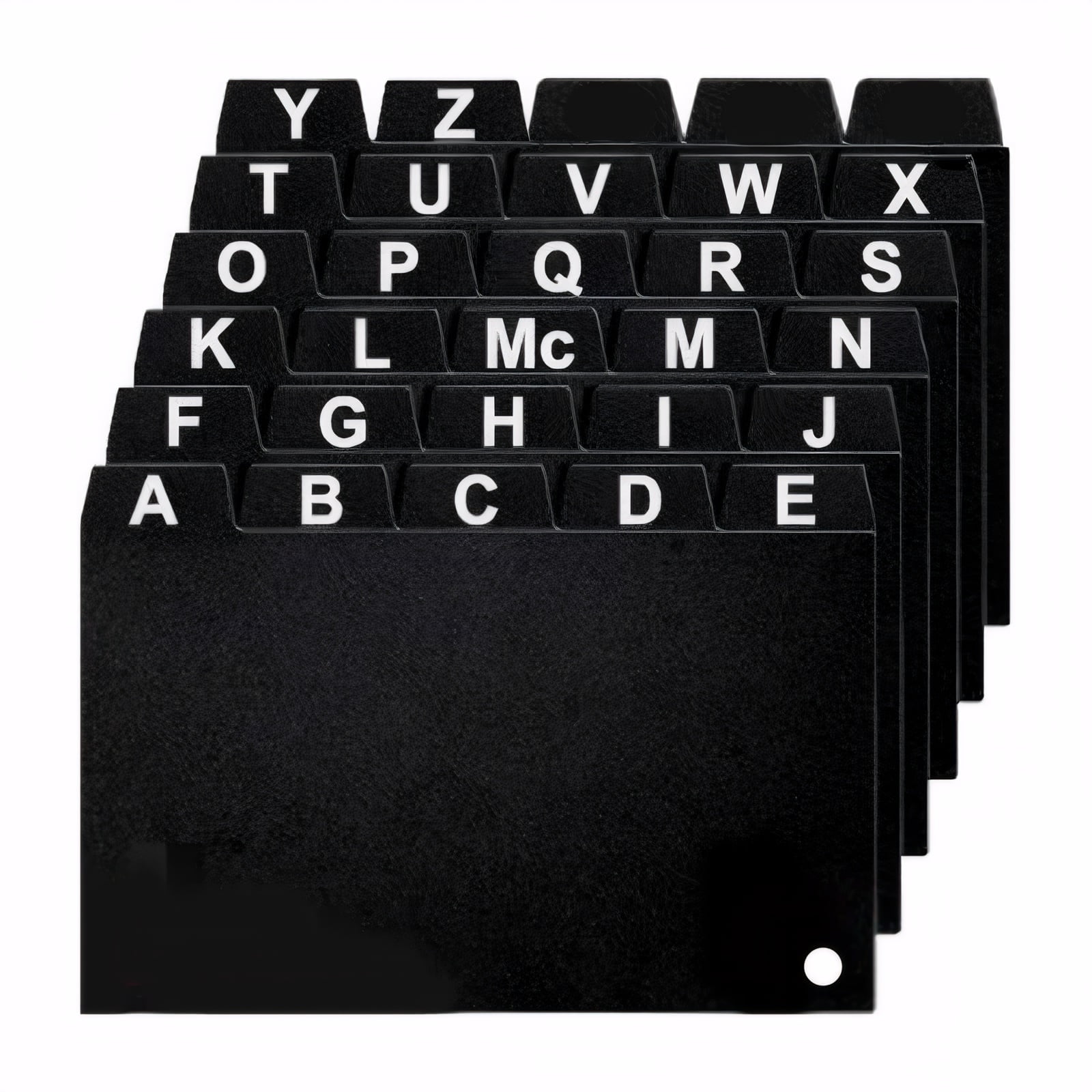 30 Black Index Card Dividers 3x5" - Large Index Cards for Index Card ...