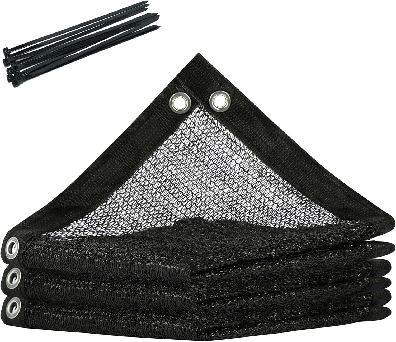 **30% black shade cloth custom size 6ft x 40ft mesh tarp with grommets ...
