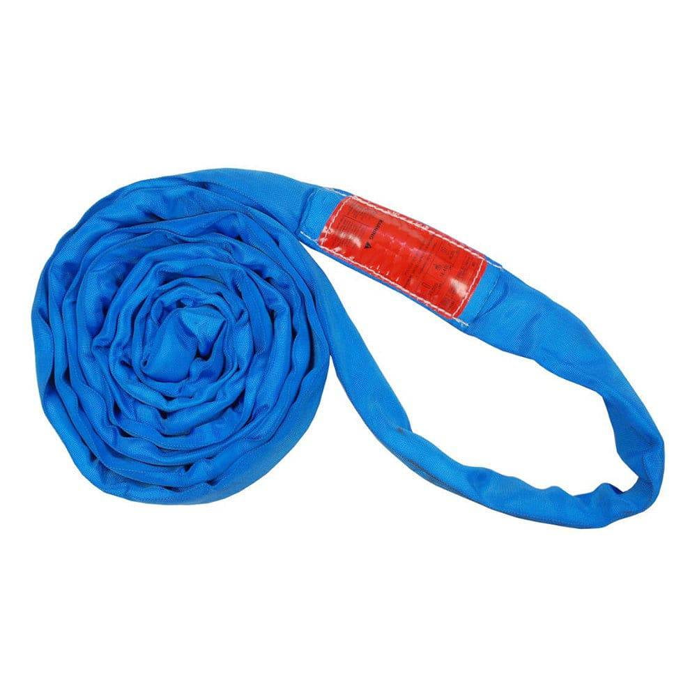 30' Blue Polyester Lifting Sling, Endless Round Sling, 23000LBS Vertical - Walmart.com