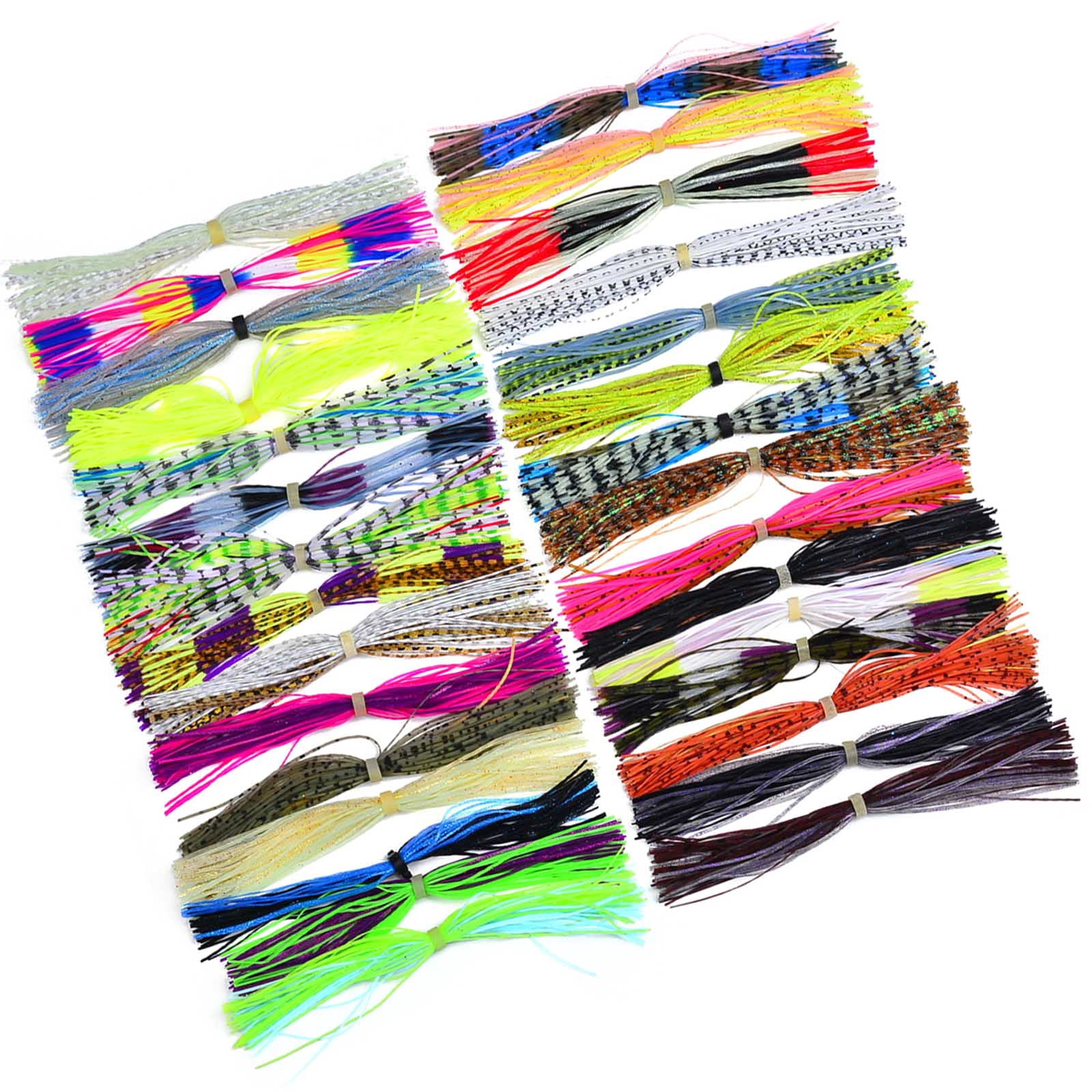 30 Bundles Fly Tying Materials Fishing Accessories 50 Strands/Bundles ...