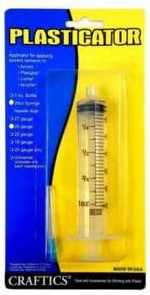 30 CC Syringe Plasticator with 25-gauge Metal Needle - Plastic Glue ...