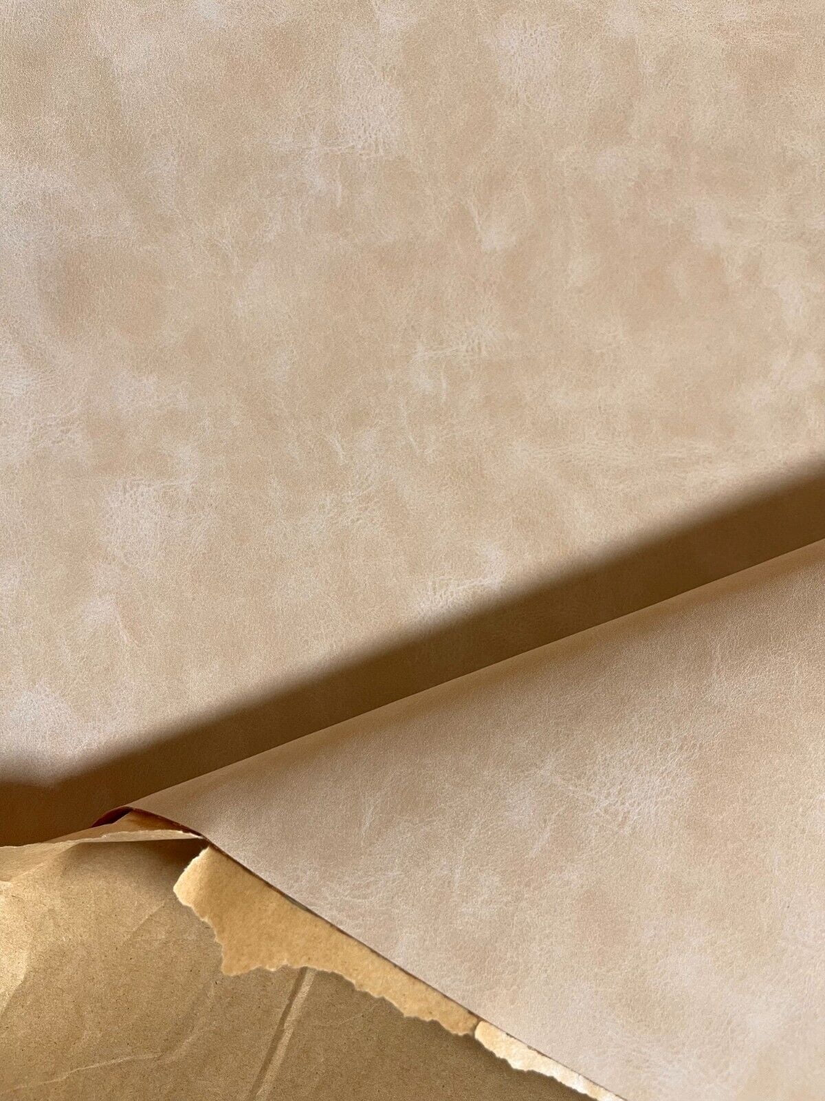 30+ Colors Smooth Nubuck Faux Leather 52" Wide Continuous By Yard ...