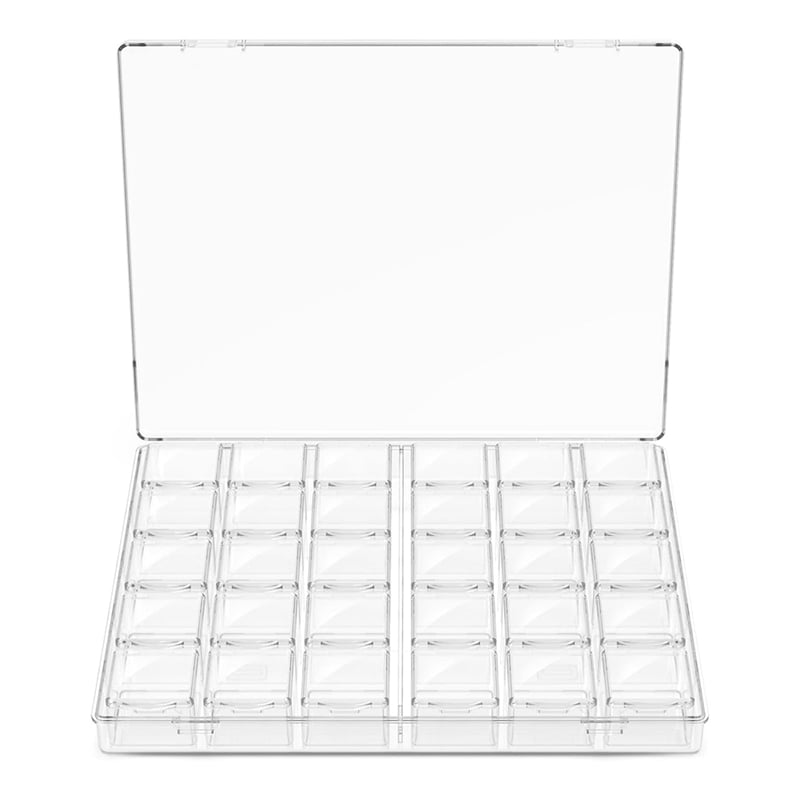 30 Compartment Stackable Storage Boxes with Lids, Mini Containers for ...