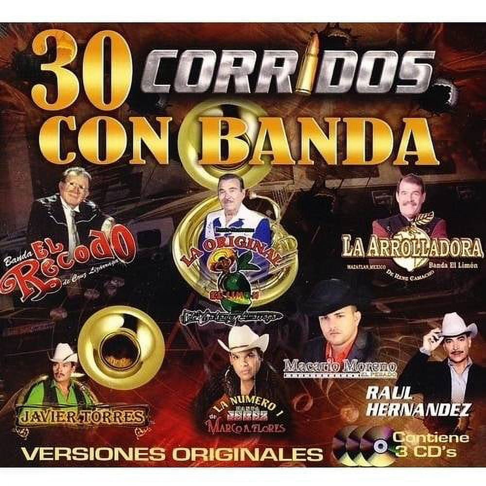 30 Corridos Con Banda - Walmart.com