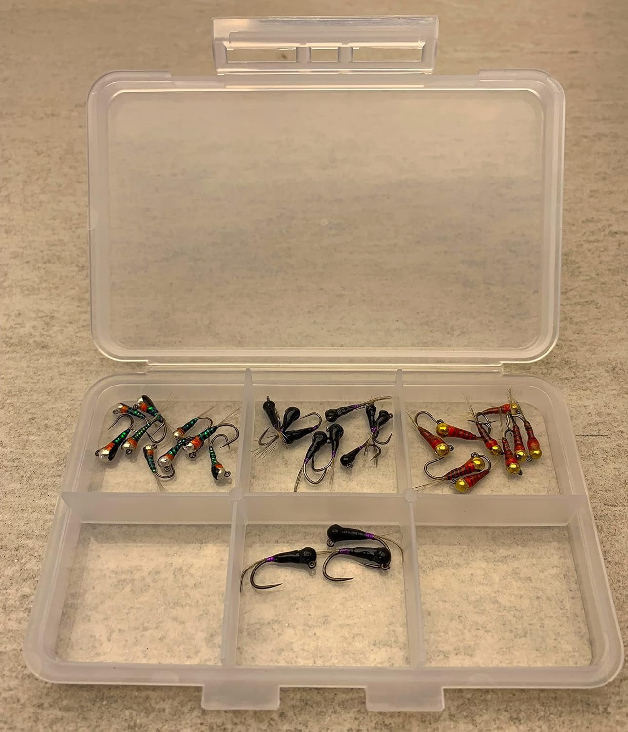 30 Count Perdigon Jig Euro Nymph Fly Assortment Tied on Hanak Hooks ...