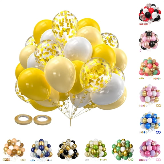 30 Count Polyester Balloon Set for Party Decorations - Helium Safe ...