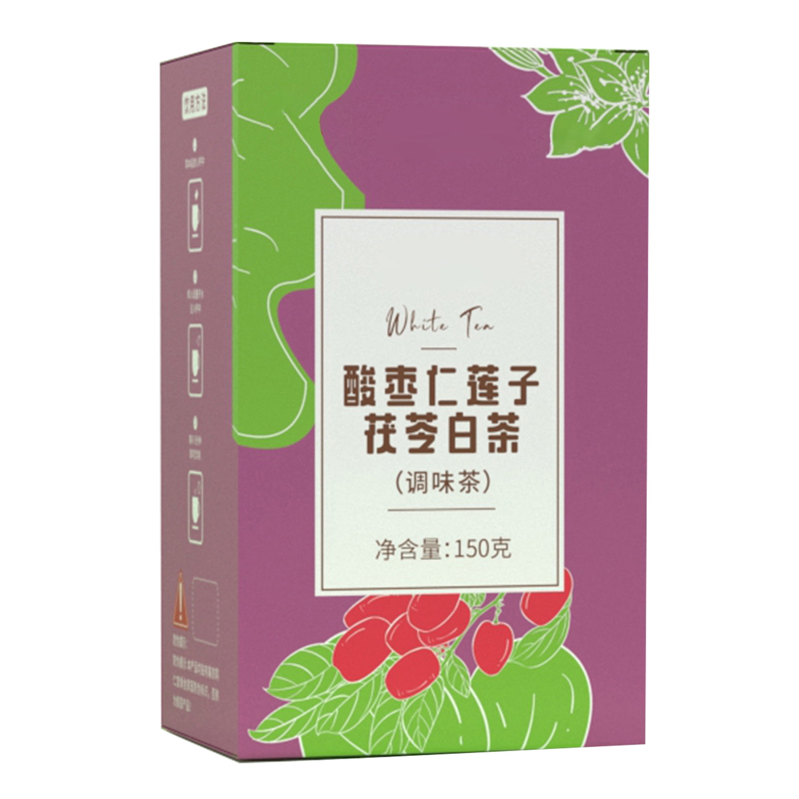 30 Count Sour Jujube Kernel Lily Tea Barley Poria Lotus Seed White Tea ...