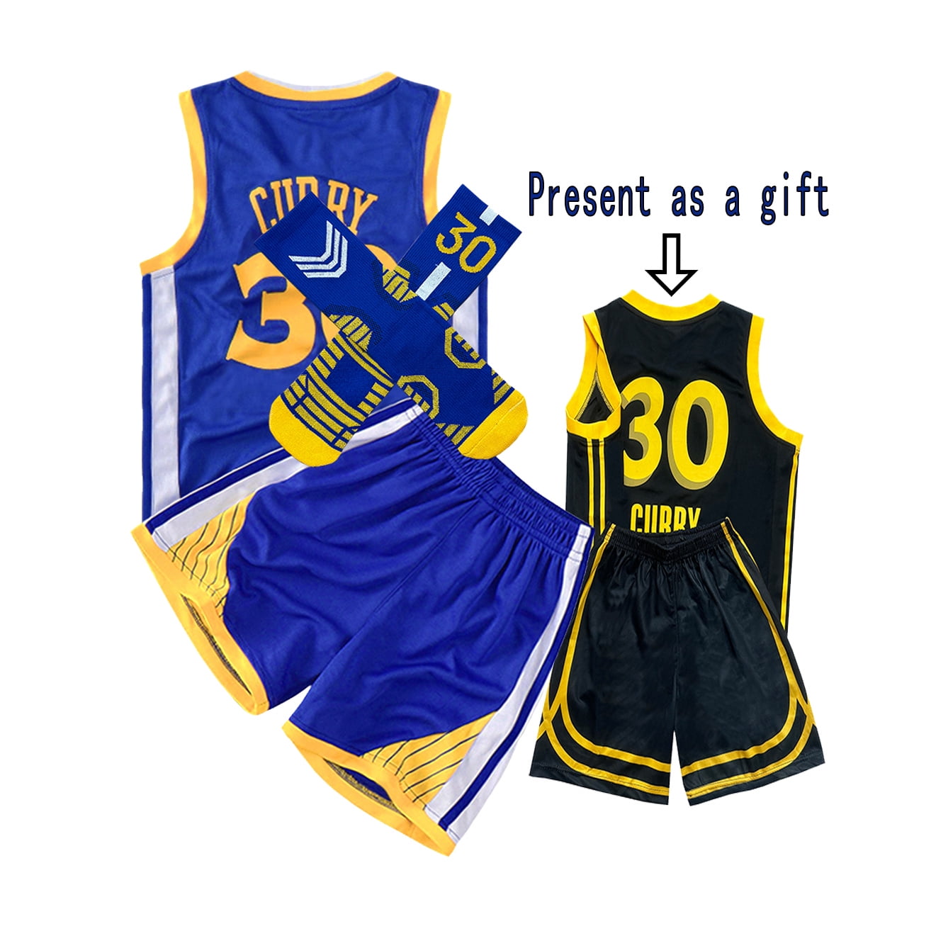 #30 Curry Basketball Jerseys Youth Sports Training Uniform Boys ...