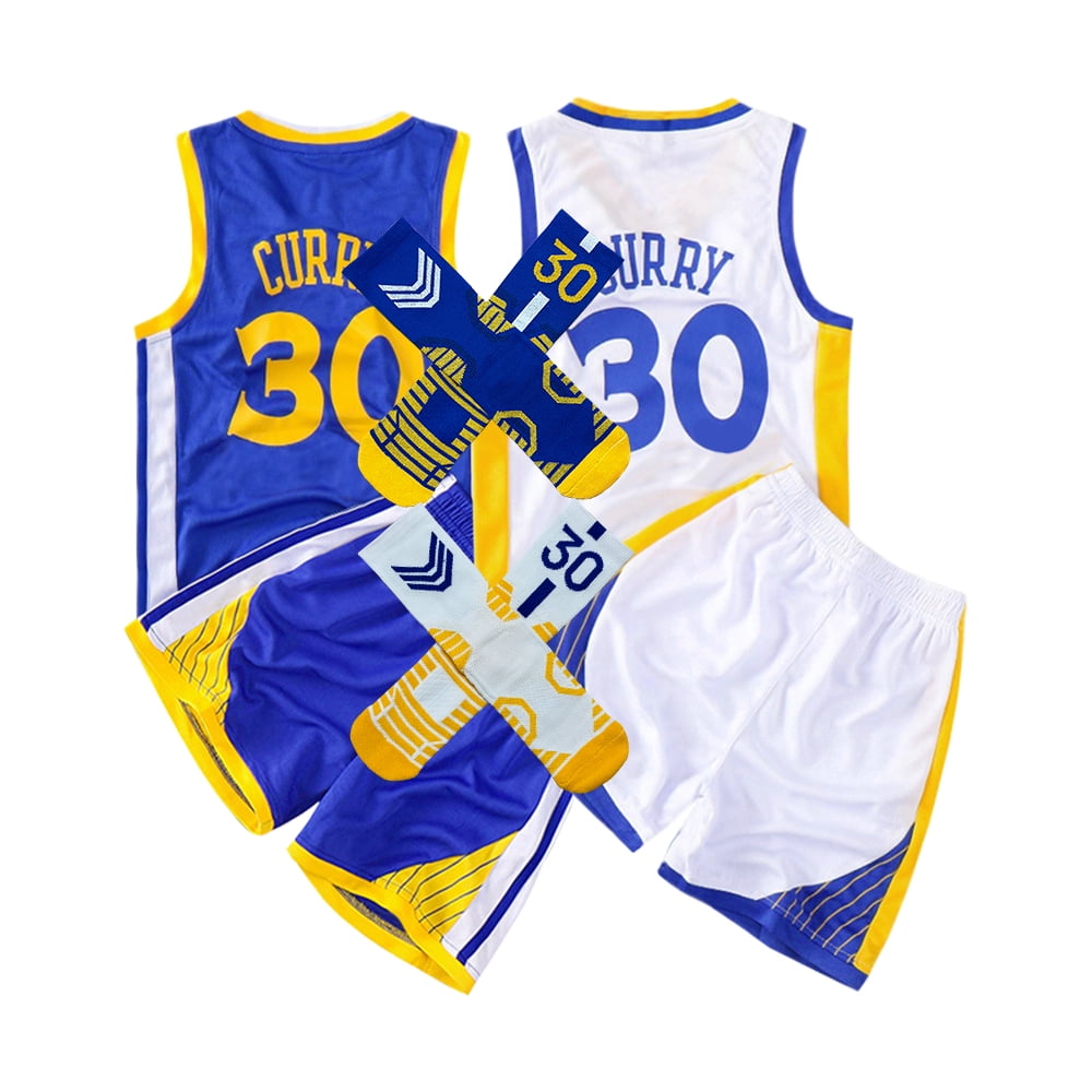 #30 Curry Basketball Jerseys Youth Sports Training Uniform Boys Girls ...