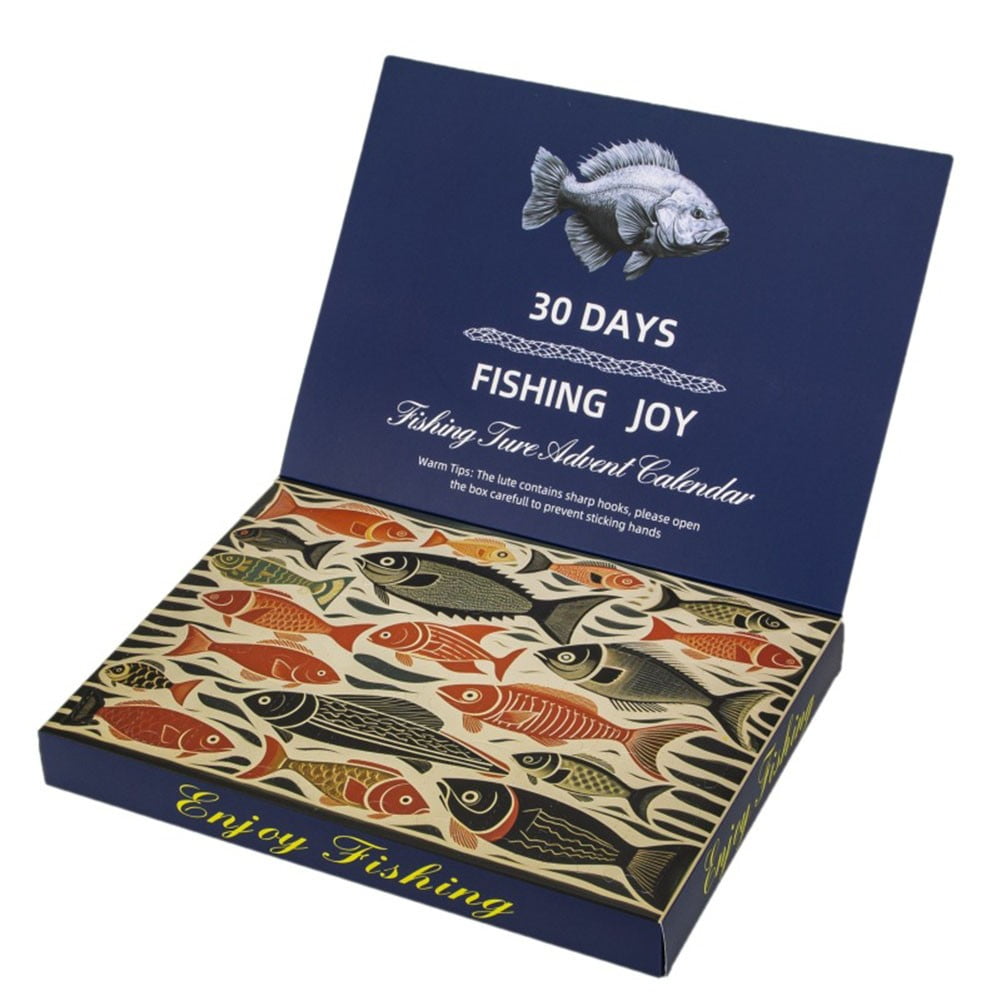 30 Days Fish Baits Box Mystery Tackle Box Fishing Lures Set for ...