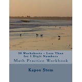 30 Days Math Less Than: 30 Worksheets - Less Than for 1 Digit Numbers ...