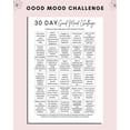 30 Days Of Good Mood Challenge Poster Self Love Activity Poster ...