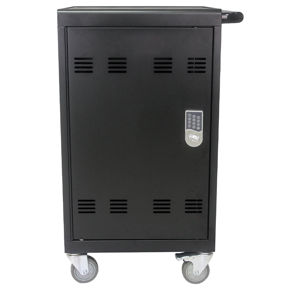 30 Device Mobile Charging Cart, Classroom Locking Charging Station with ...