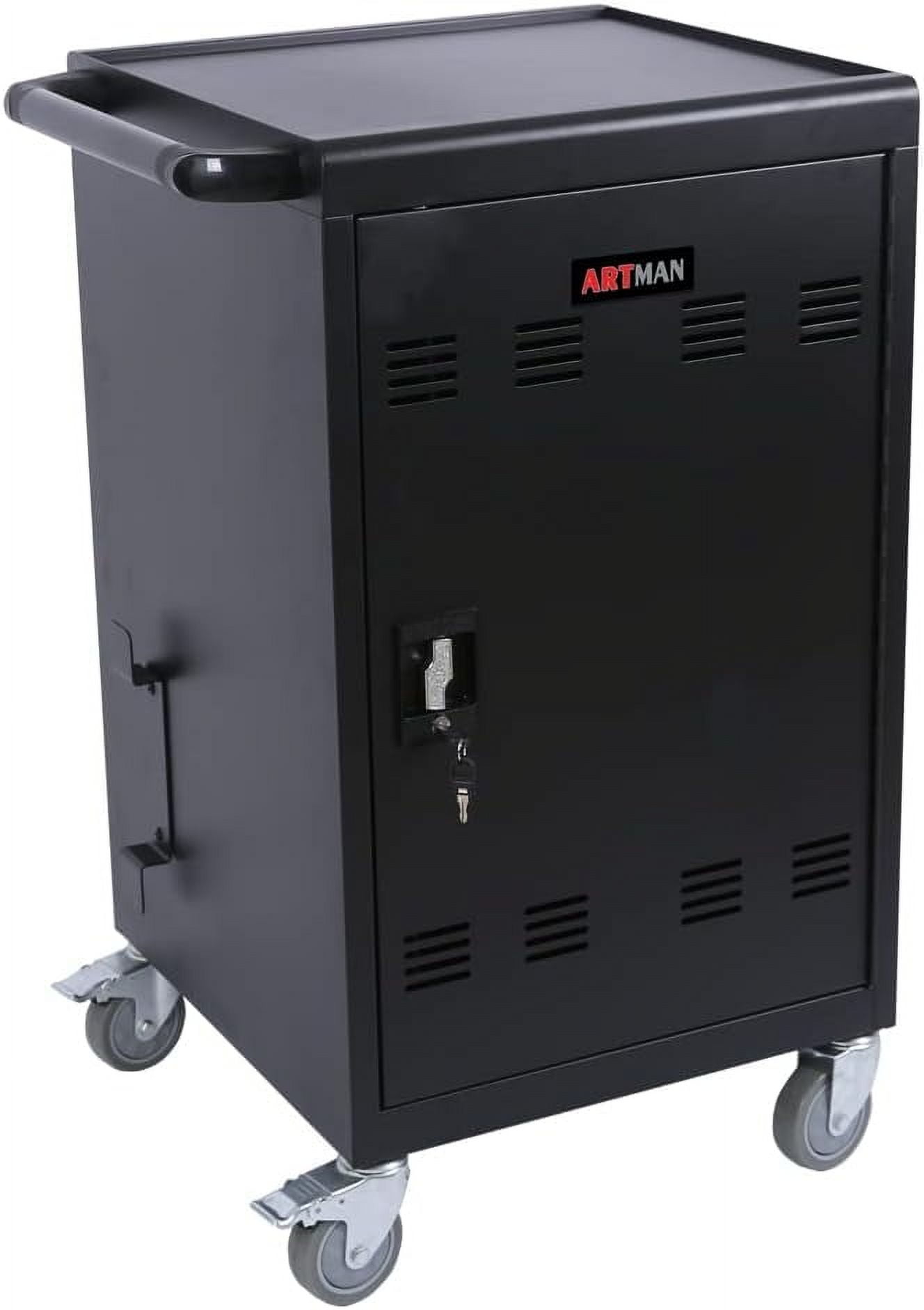 30-Device Mobile Charging Cart, Classroom and Office Mobile Charging ...