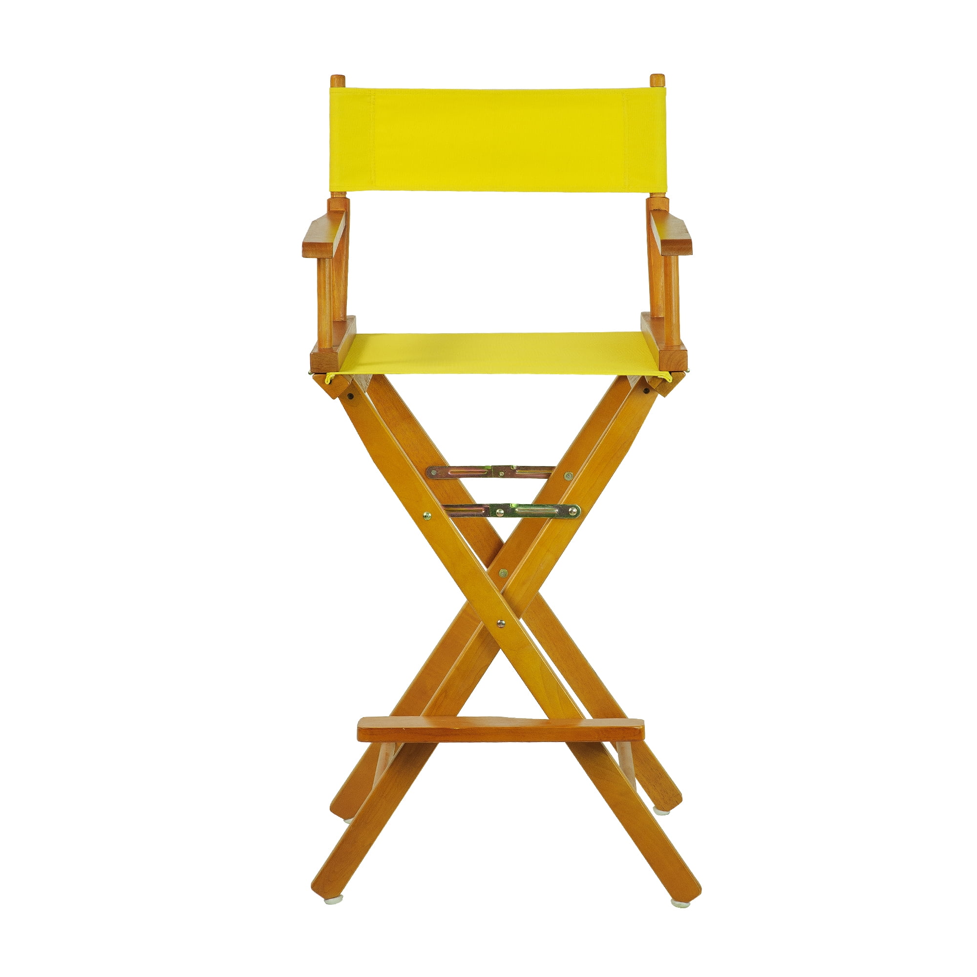 Free Shipping! "30" Director's Chair Honey Oak Frame-Yellow Canvas ...