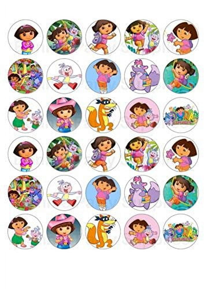 Dora Cupcake Toppers