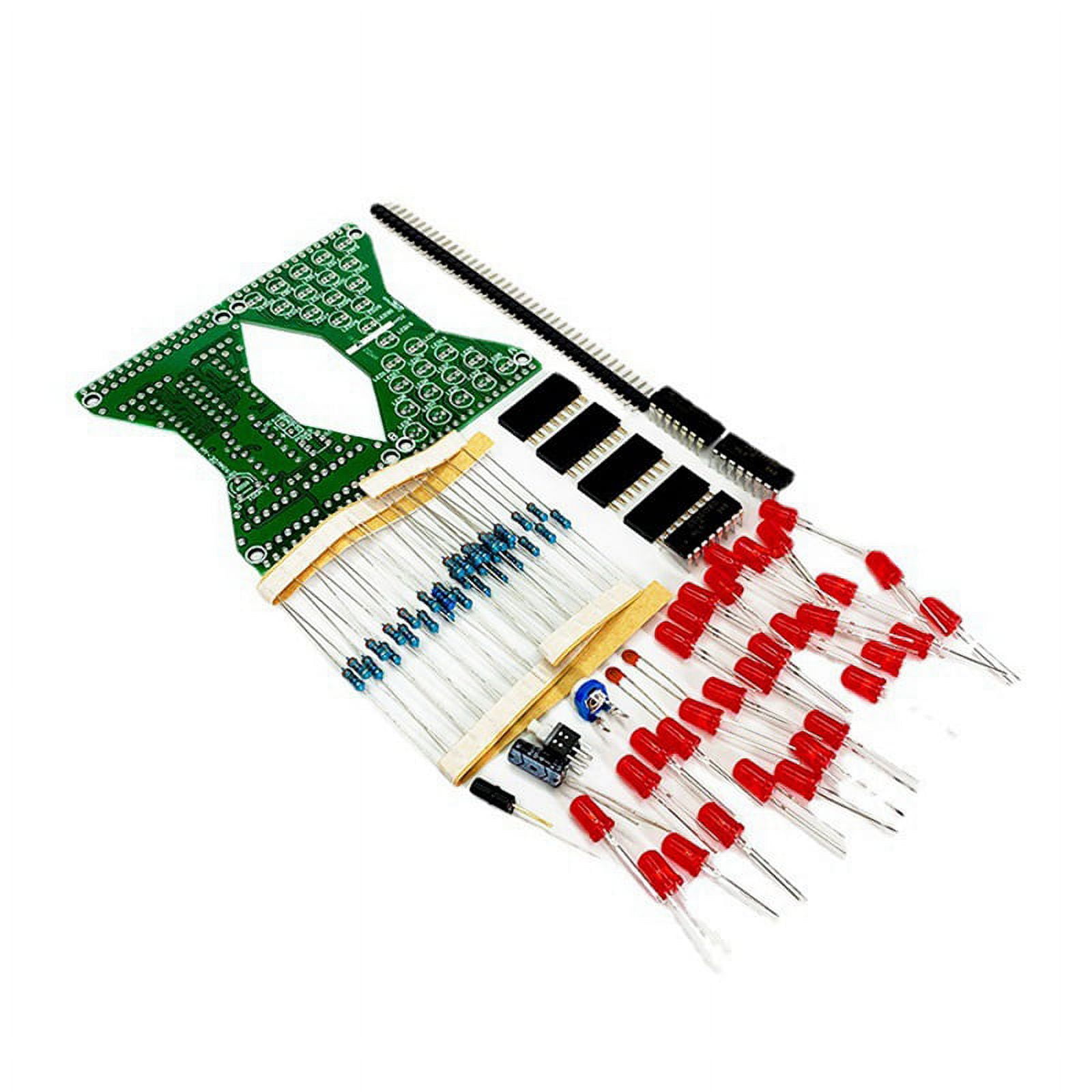 30 Electronic Hourglass LED DIY Kit Double Layer PCB Board Components ...