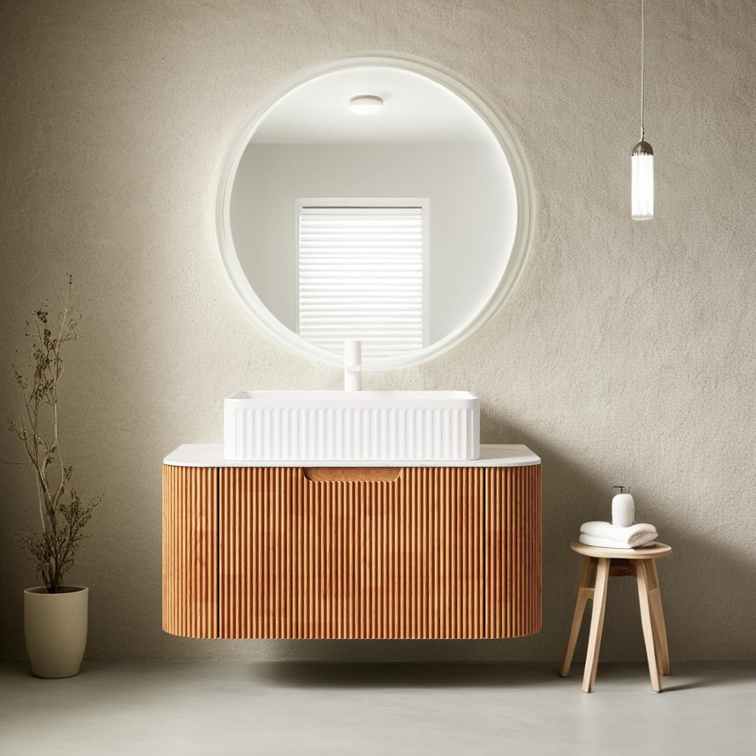 30"Floating Bathroom Vanity with Sink, Modern Bathroom Vanities with ...