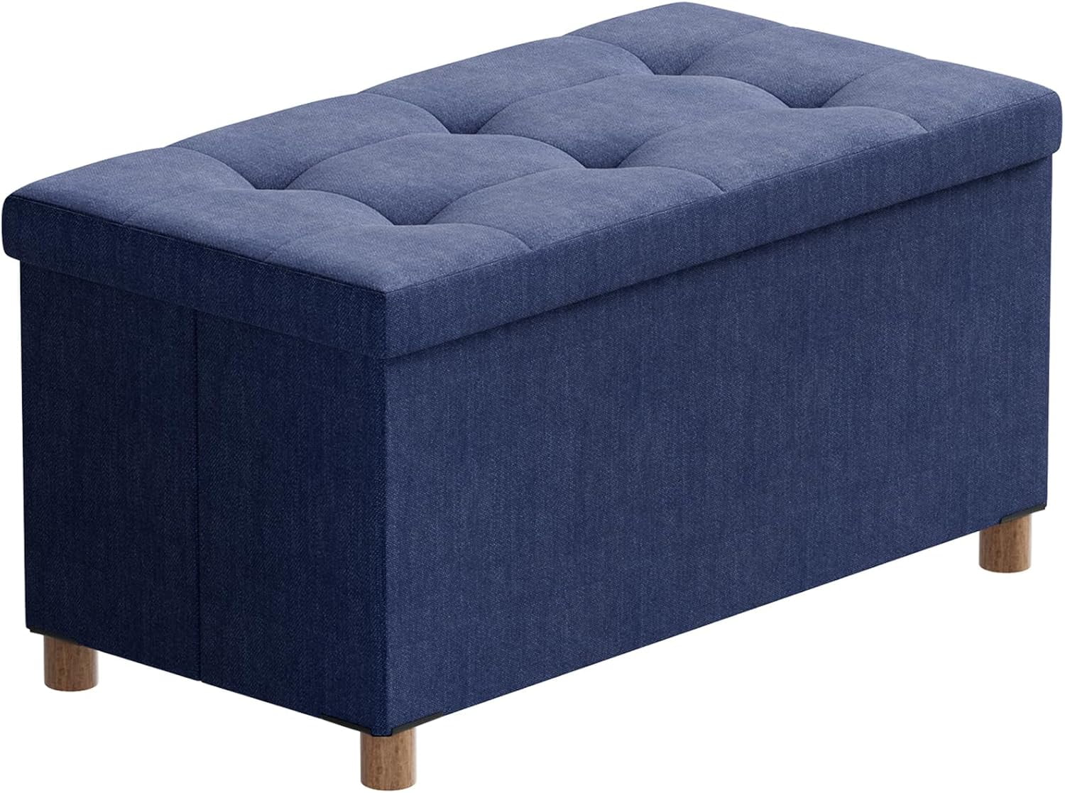 30 Folding Storage Ottoman Bench, Ottoman with Storage Bench for , Room ...