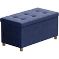 30 Folding Storage Ottoman Bench, Ottoman with Storage Bench for , Room ...