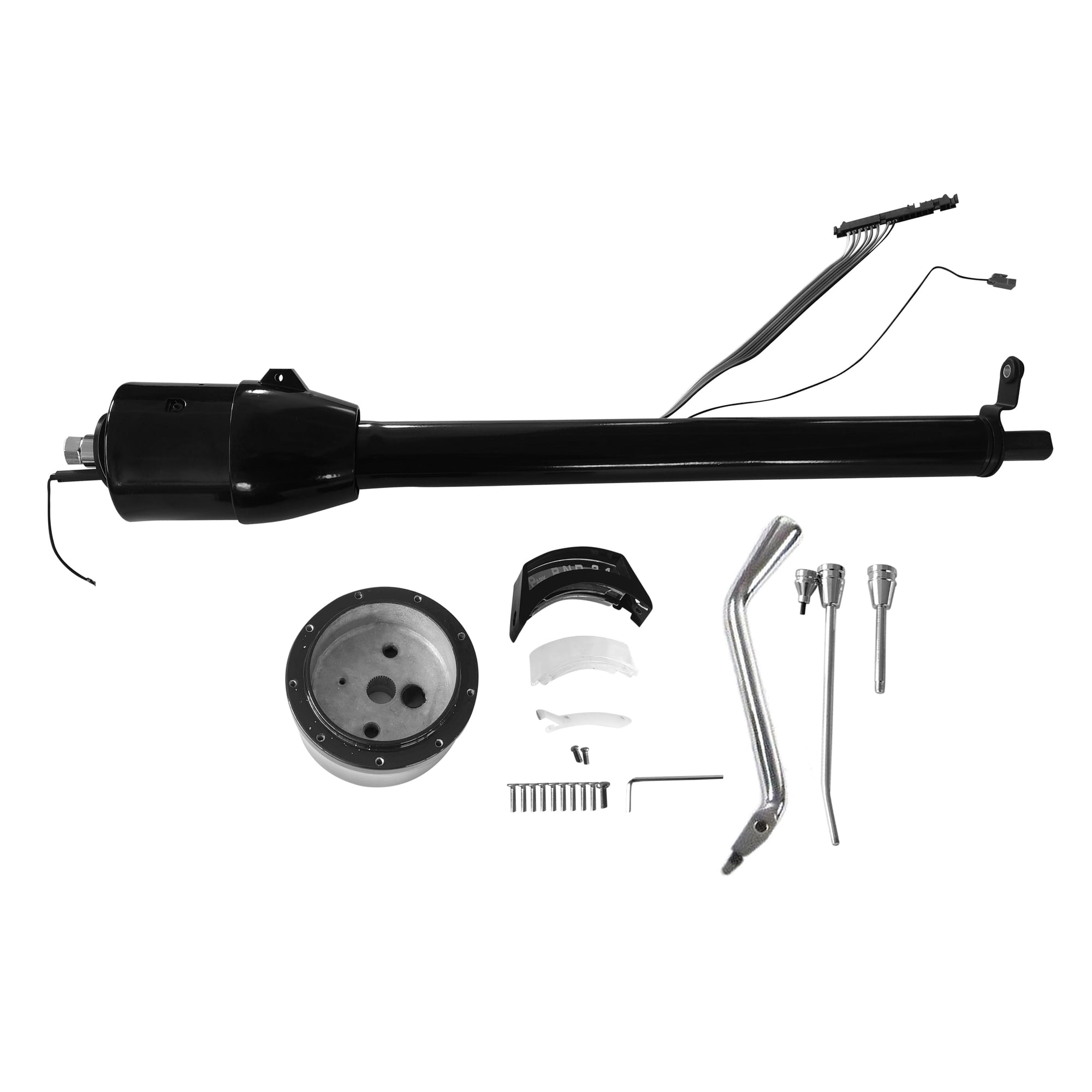 30" GM Steering Column Tilt No Key Universal W 9 Holes Adapter steel ...