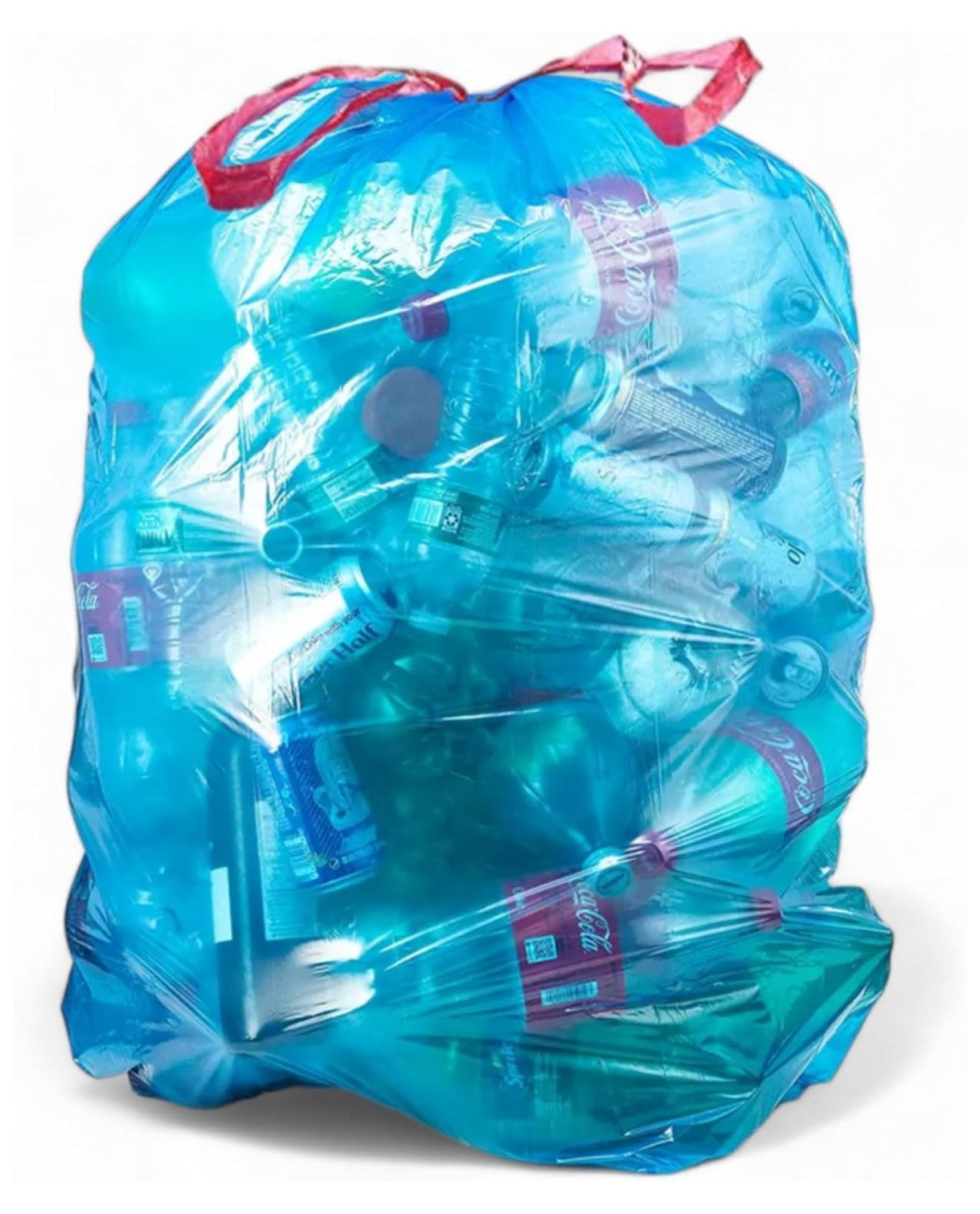 30-Gallon Blue Recycling Trash Bags – 200ct Blue Garbage Bags Leak and ...