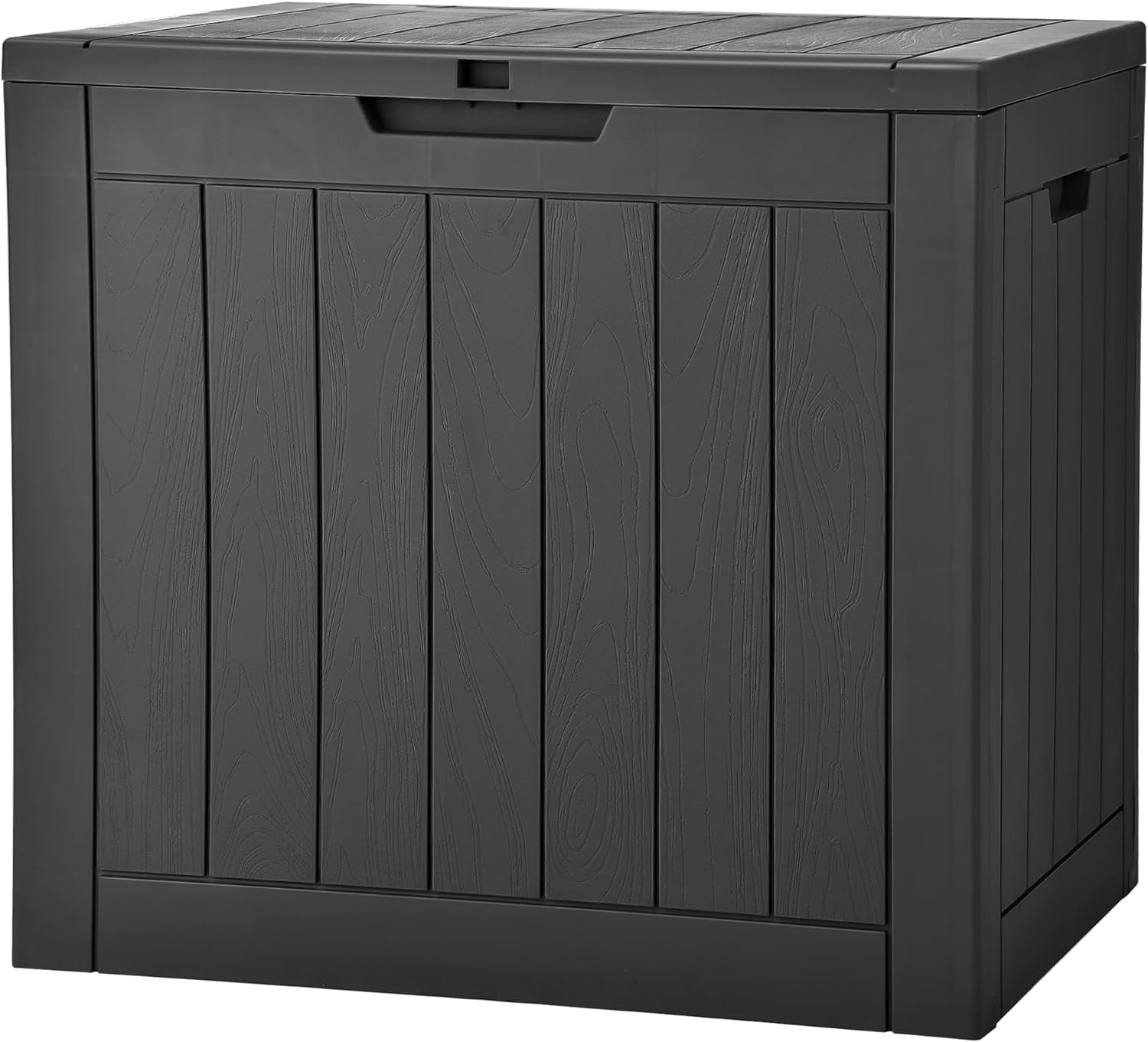 30 Gallon Deck Box Outdoor Storage Box, Lockable Outside Storage Bin ...