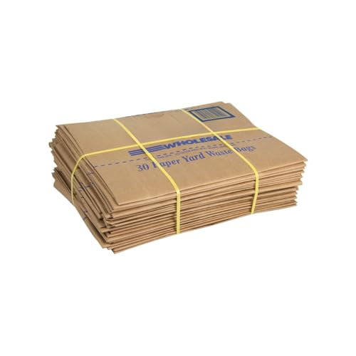 30 Gallon Lawn & Leaf 2-Ply Heavy-Duty Yard Waste Compost Refuse Paper ...