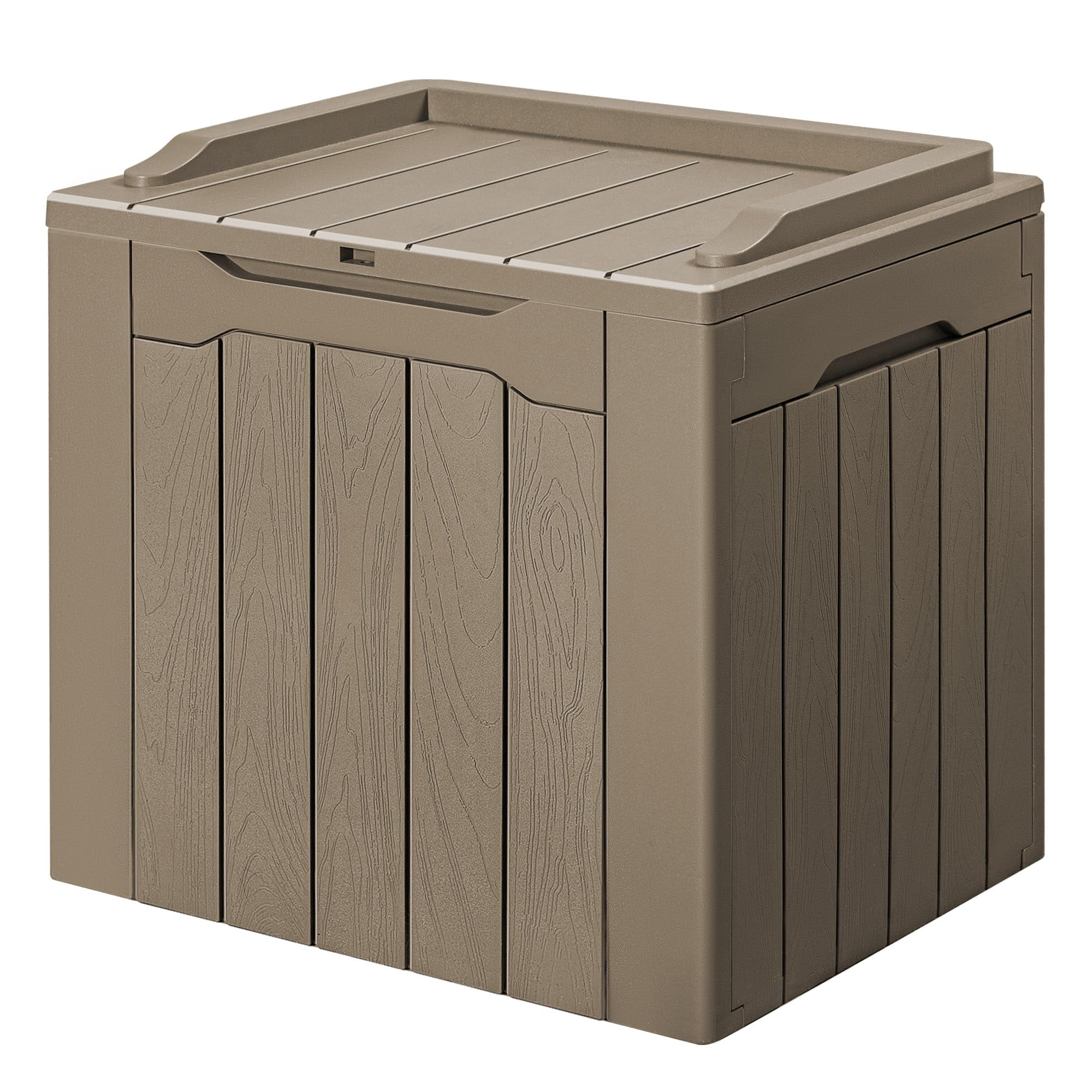 30 Gallon Outdoor Deck Box Waterproof Resin Storage Container with ...