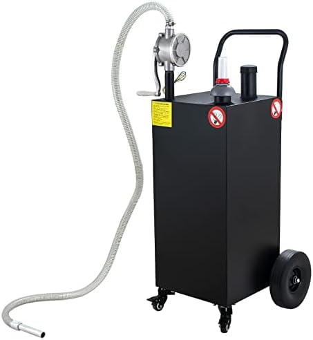 30 Gallon Portable Gas Caddy, Large Gasoline Diesel Can with Pump ...