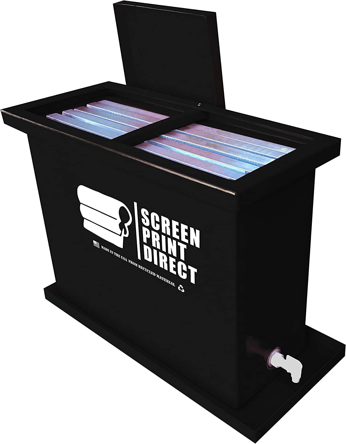 30 Gallon Screen Printing Dip Tank Fits 6 Screens up to 23" x 31 ...