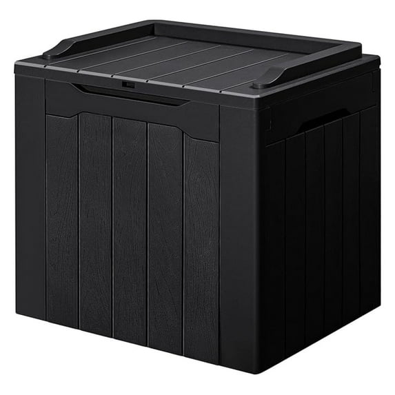 30 Gallon Small Outdoor Waterproof Resin Storage Box Lockable Storage ...