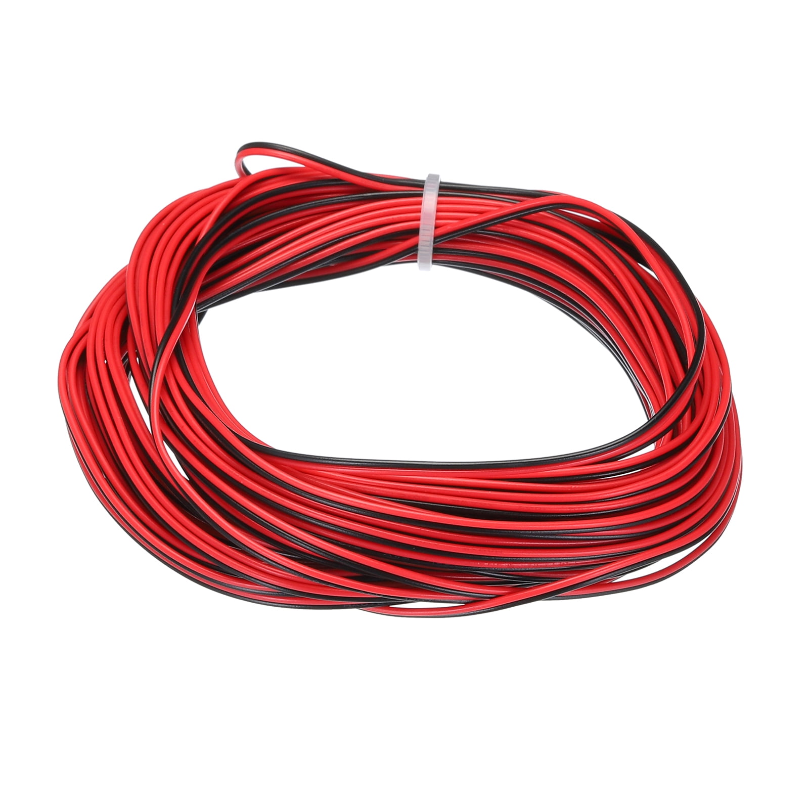 30 Gauge 2 Conductor Parallel PVC Wire, 33Ft/10M Long 0.8mm Dia 300V ...