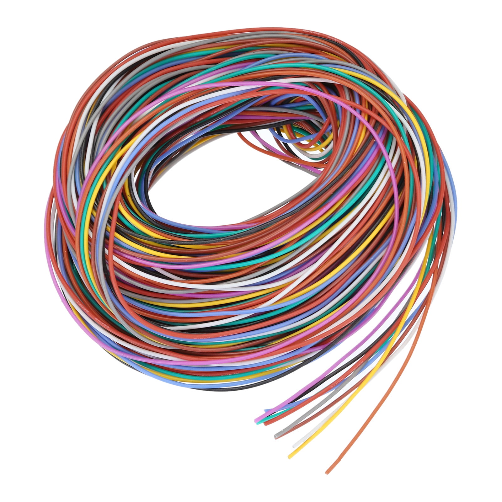 30 Gauge Hookup Wire 9m/30ft 30AWG Electrical Wire Spool Ul10010, 10 ...