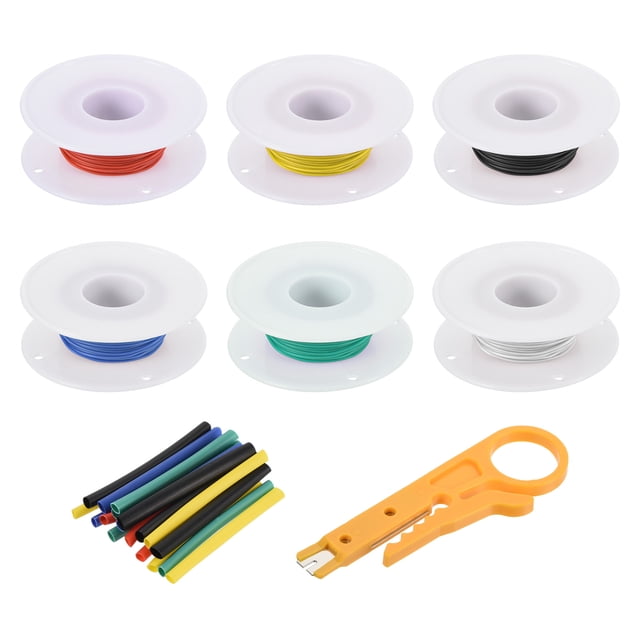 30 Gauge Silicone Wire Kit 30AWG Electrical Wire Stranded Tinned Copper ...