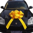 30" Giant Bow - Yellow | Big Bow with Non Scratch Base, Weather ...