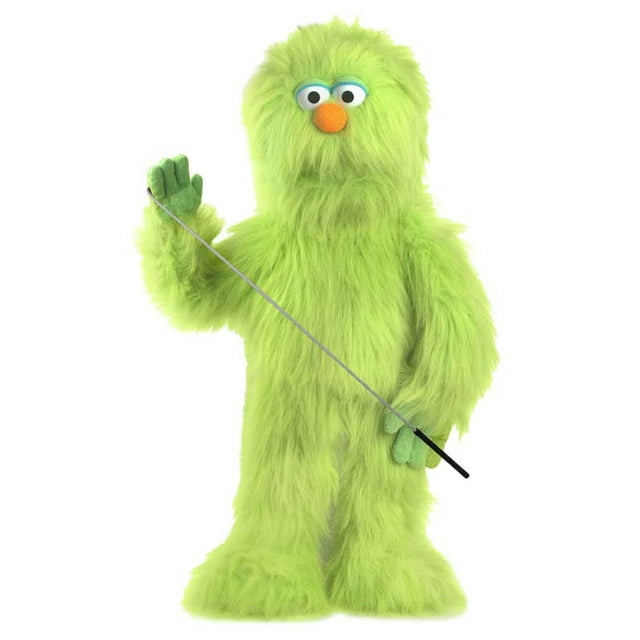 30" Green Monster Puppet, Full Body Ventriloquist Style Puppet ...