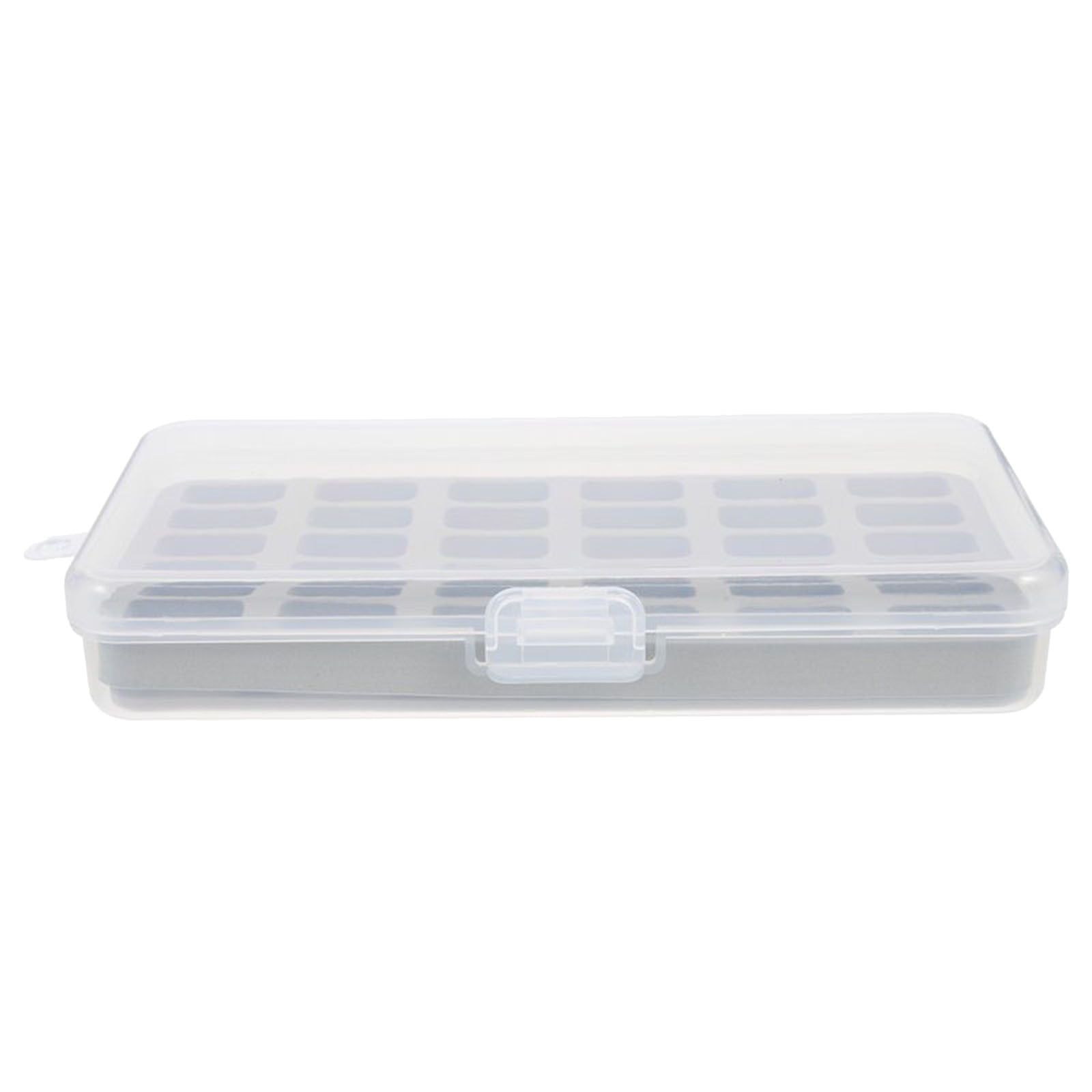 30 Grid Sewing Box Organizer Spool Storage Container Plastic Thread ...