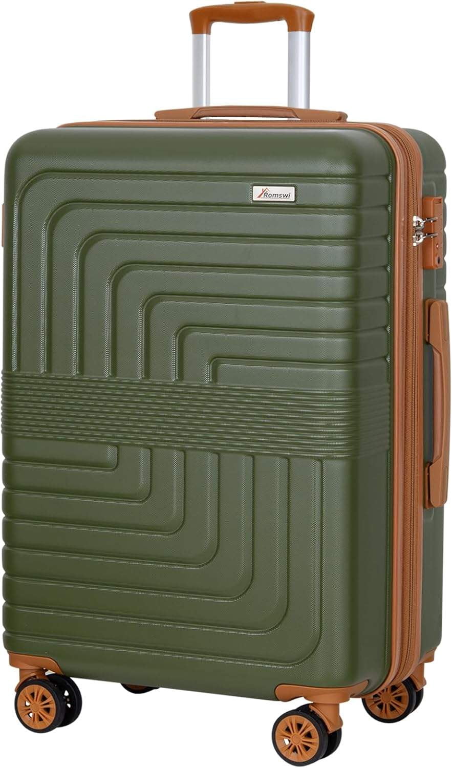 30" Hardside Checked Luggage, Large Checked Suitcase with 360° Spinner ...