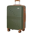 30" Hardside Checked Luggage, Large Checked Suitcase with 360° Spinner ...