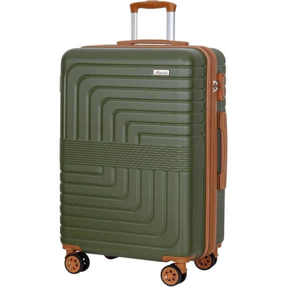 30" Hardside Checked Luggage, Large Checked Suitcase with 360° Spinner ...