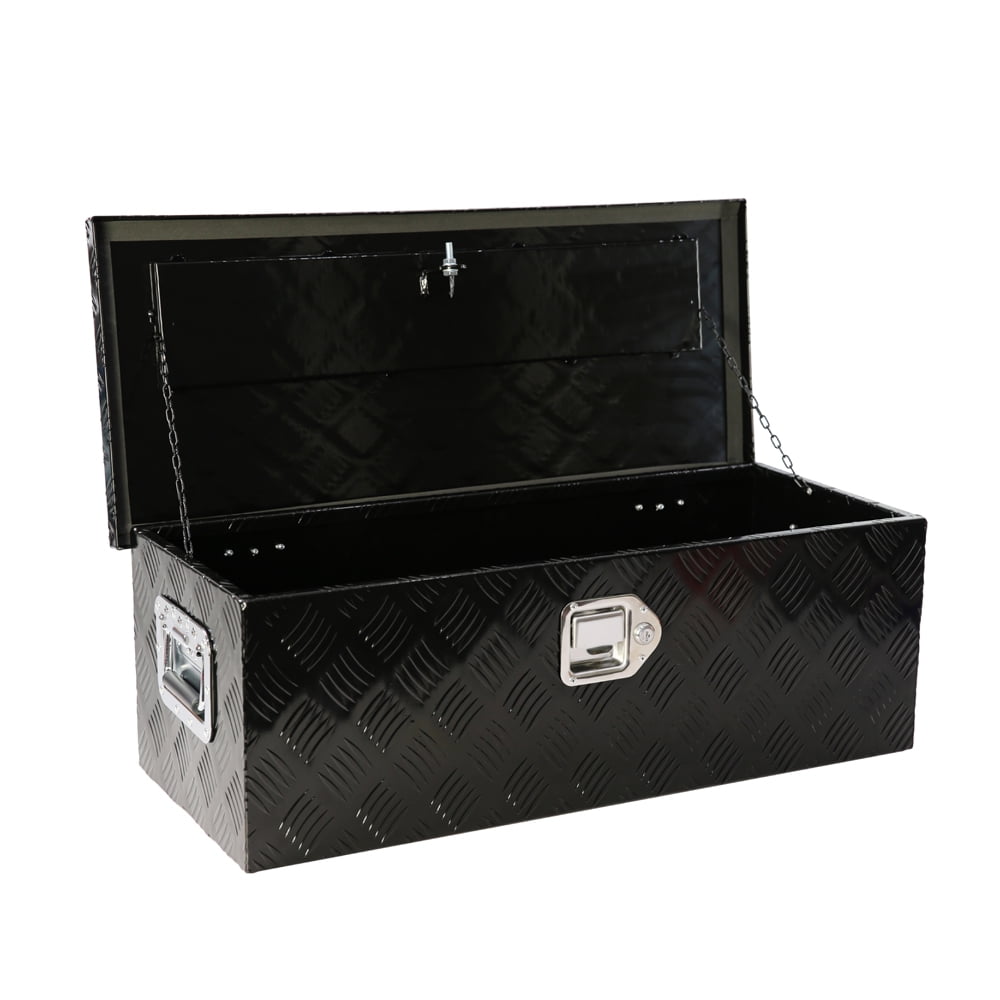 30" Heavy Duty Black Aluminum 5 Bar Tread Tool Box Truck Pickup Trailer ...